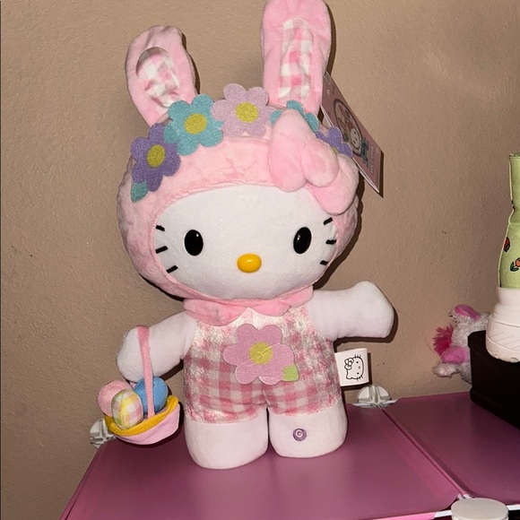 Hello Kitty | Toys | Hello Kitty Pink Bunny Plush Toy Dancing Musical ...